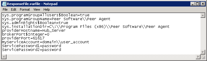 Configure the Agent installer to run unattended