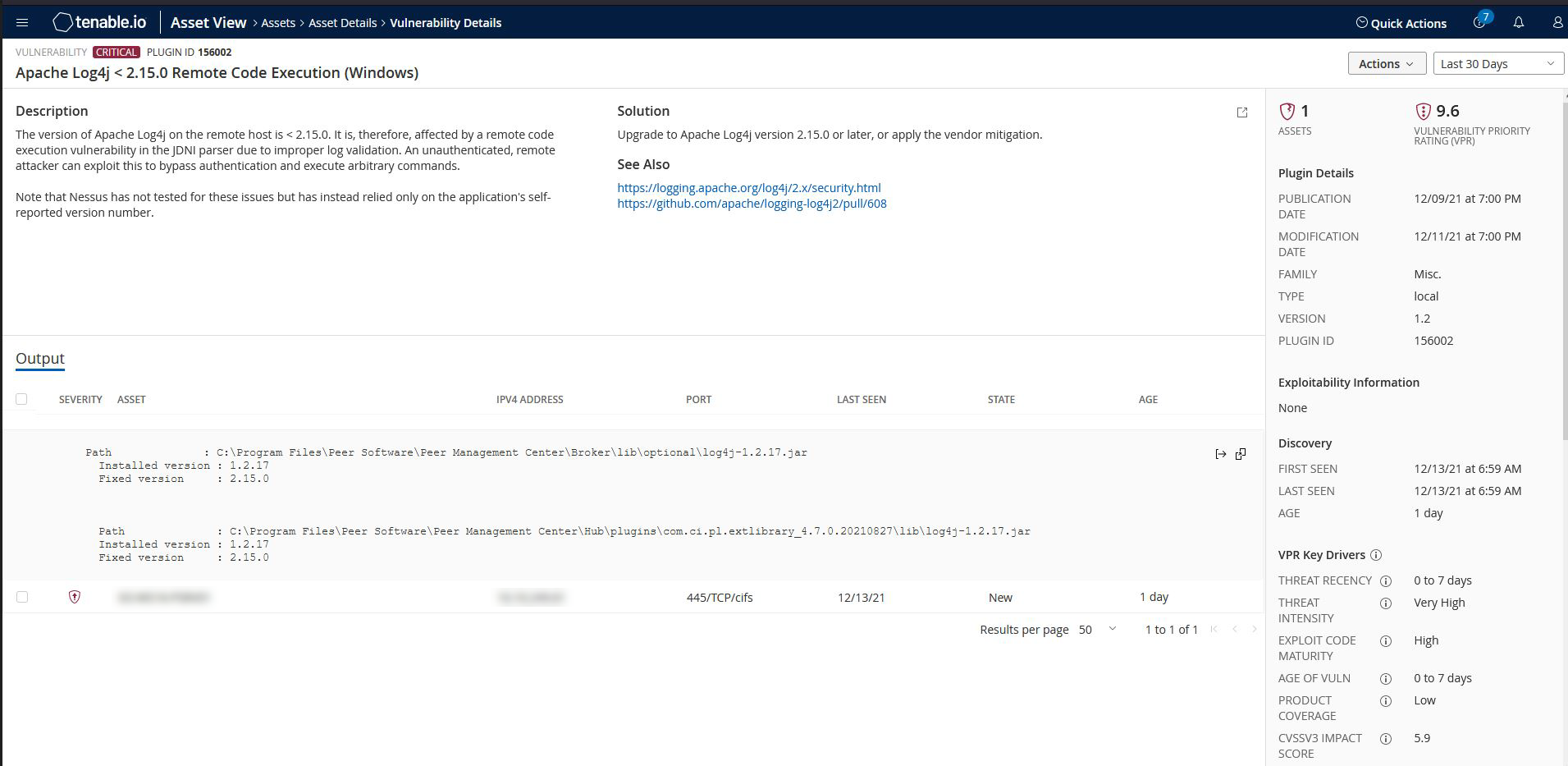 Security Advisory: Log4j v2 Vulnerability (CVE-2021-44228)
